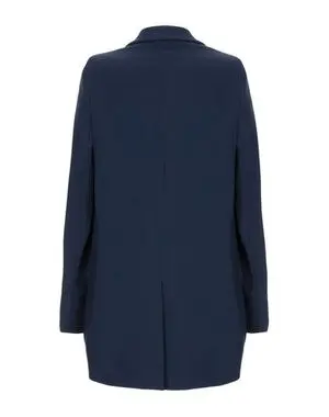HANITA Single-breasted Coat - Blue