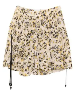 DONDUP Floral Mini Skirt - Yellow