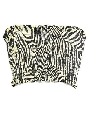 ANIYE BY Zebra-print Tube Top - Light Yellow