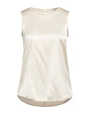 Peserico Top Cream Size Silk, Elastane
