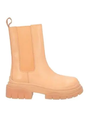 Ash Ankle Boots In Soft Leather - Mandarin