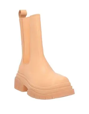 Ash Ankle Boots In Soft Leather - Mandarin