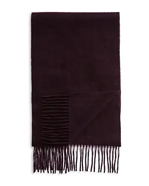 Bloomingdale'S Solid Cashmere Scarf - Exclusive Burgundy