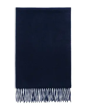 Bloomingdale'S Solid Cashmere Scarf Exclusive - Navy