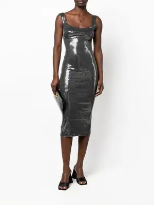 ATU BODY COUTURE Sequin Embellished Midi Dress