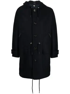 PT TORINO Hooded Drawstring Coat