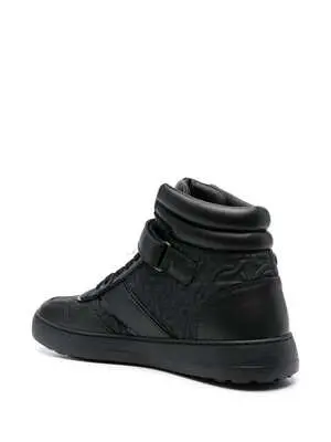 FERRAGAMO Embossed High-top Sneakers