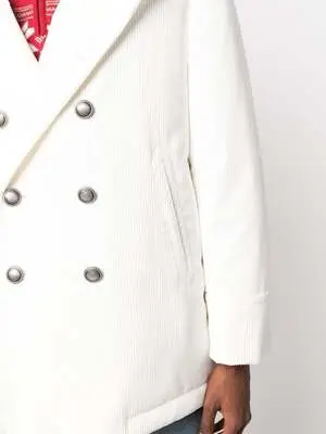 Brunello Cucinelli Caban Double-breasted Corduroy Coat