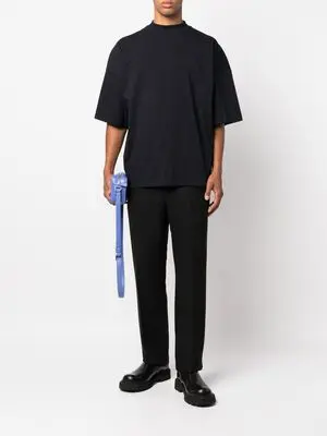 JIL SANDER Short-sleeved Cotton T-shirt - Blue