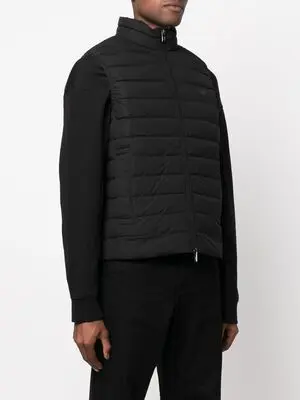 Emporio Armani Quilted Down Gilet - Black