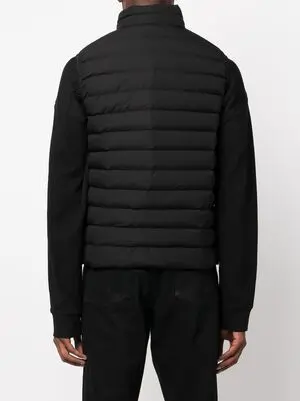 Emporio Armani Quilted Down Gilet - Black