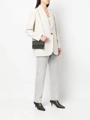 Brunello Cucinelli Embellished Flap Bag