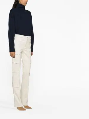 Isabel Marant Étoile Slim-cut Cargo Trousers - Neutrals