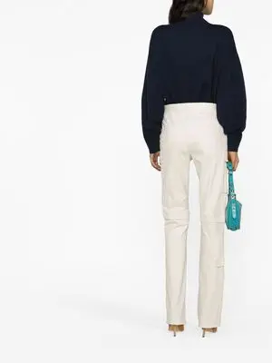Isabel Marant Étoile Slim-cut Cargo Trousers - Neutrals