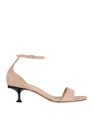 SERGIO ROSSI Suede Sandals - Pink