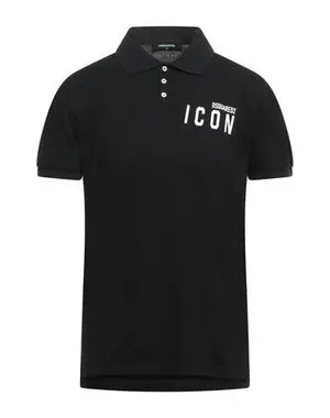 Dsquared2 Polo Shirt Size Cotton - Black