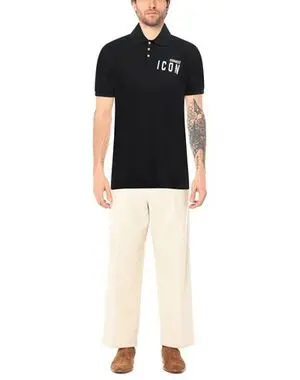 Dsquared2 Polo Shirt Size Cotton - Black
