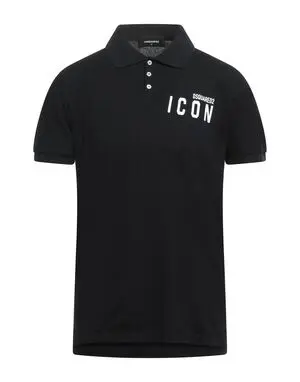 Dsquared2 Polo Shirt Size Cotton - Black