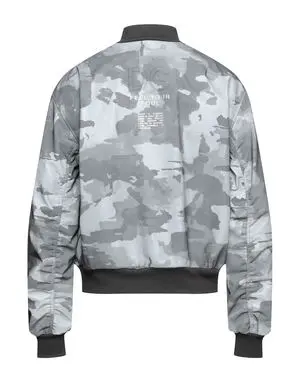 Dolce & Gabbana Jacket In Cotton Blend With Camouflage Print