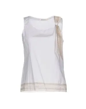 Ermanno Scervino Woven Top With Bow Detail