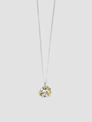 Ippolita Chimera Sterling 18k Yellow Gold, & Diamond Cluster Pendant Necklace - Silver