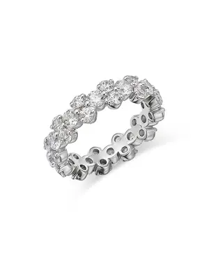Bloomingdale'S Diamond Cluster Eternity Band, 4.0 Tcw - White