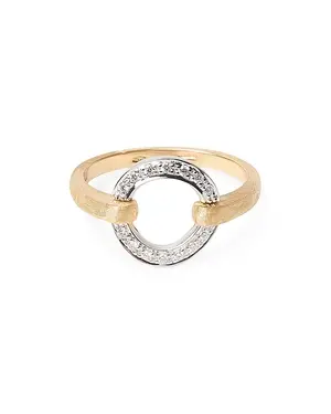Marco Bicego 18k Gold And Diamond Jaipur Link Ring - White/gold