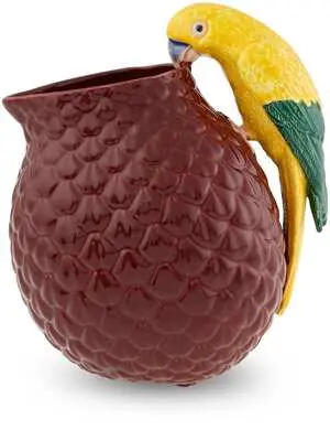 BORDALLO PINHEIRO Amazónia' Glazed Pitcher - Red