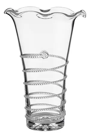 JULISKA Amalia Flared Glass Vase - Clear
