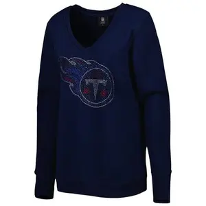CUCE Tennessee Titans Deep V-neck Pullover Sweatshirt