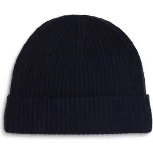 ANDREW STEWART Cashmere Ribbed Beanie
