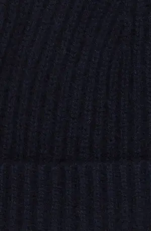 ANDREW STEWART Cashmere Ribbed Beanie