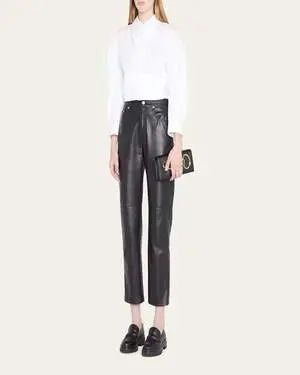 Alexis Bittar Twisted Side Handle Clutch - Black