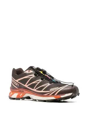SALOMON Xt-6 Panelled Sneakers - Brown