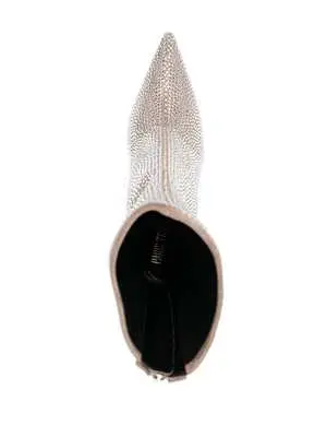 Paris Texas Crystal-embellished 105mm Boots