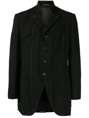 Yohji Yamamoto Button-up Long-sleeve Blazer