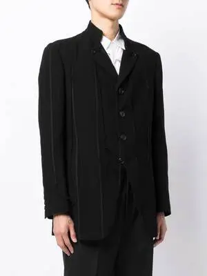 Yohji Yamamoto Button-up Long-sleeve Blazer