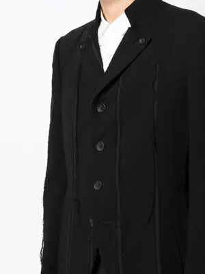 Yohji Yamamoto Button-up Long-sleeve Blazer
