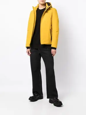 Herno Padded Drawstring Hooded Jacket - Yellow