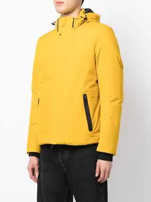 Herno Padded Drawstring Hooded Jacket - Yellow
