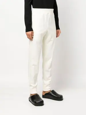 JIL SANDER Elasticated-waistband Wool Track Pants