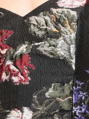Marchesa Floral Fil-coupé Dress