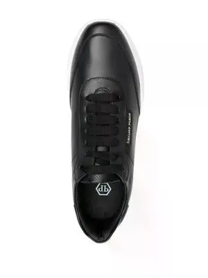 Philipp Plein Runner Low-top Leather Sneakers