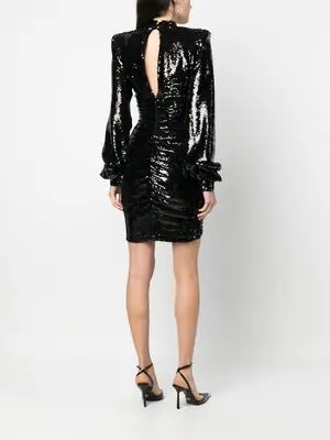 Philipp Plein Sequin-embellished Dress - Black