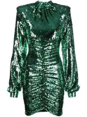 Philipp Plein Sequin-embellished Dress - Green