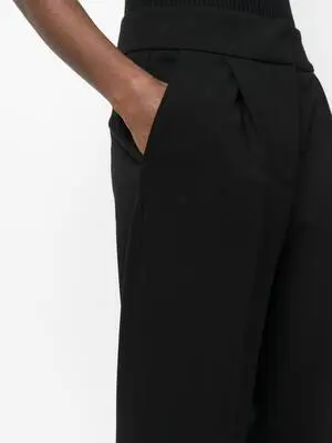 LE TRICOT PERUGIA Cropped Tapered Trousers