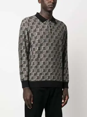 MISBHV Logo-jacquard Polo Jumper