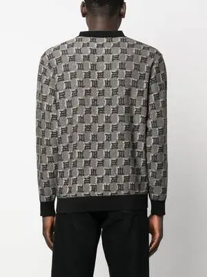 MISBHV Logo-jacquard Polo Jumper