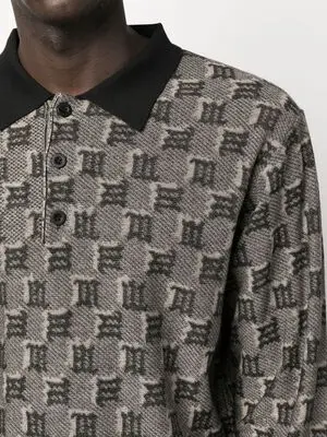 MISBHV Logo-jacquard Polo Jumper
