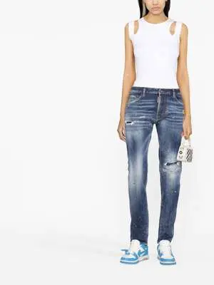 Dsquared2 Distressed Denim Jeans